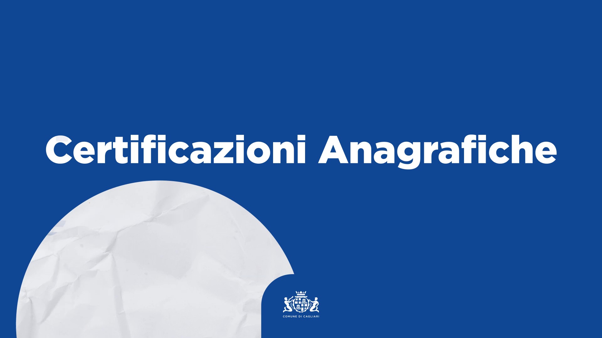Comune di Cagliari | Certificati anagrafici online e gratuiti